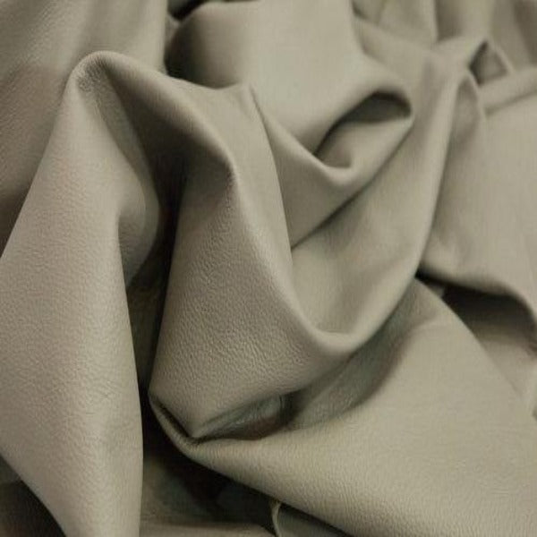 Creamy Grey Textured Leather | Italian Leather | Leathercosmos ...