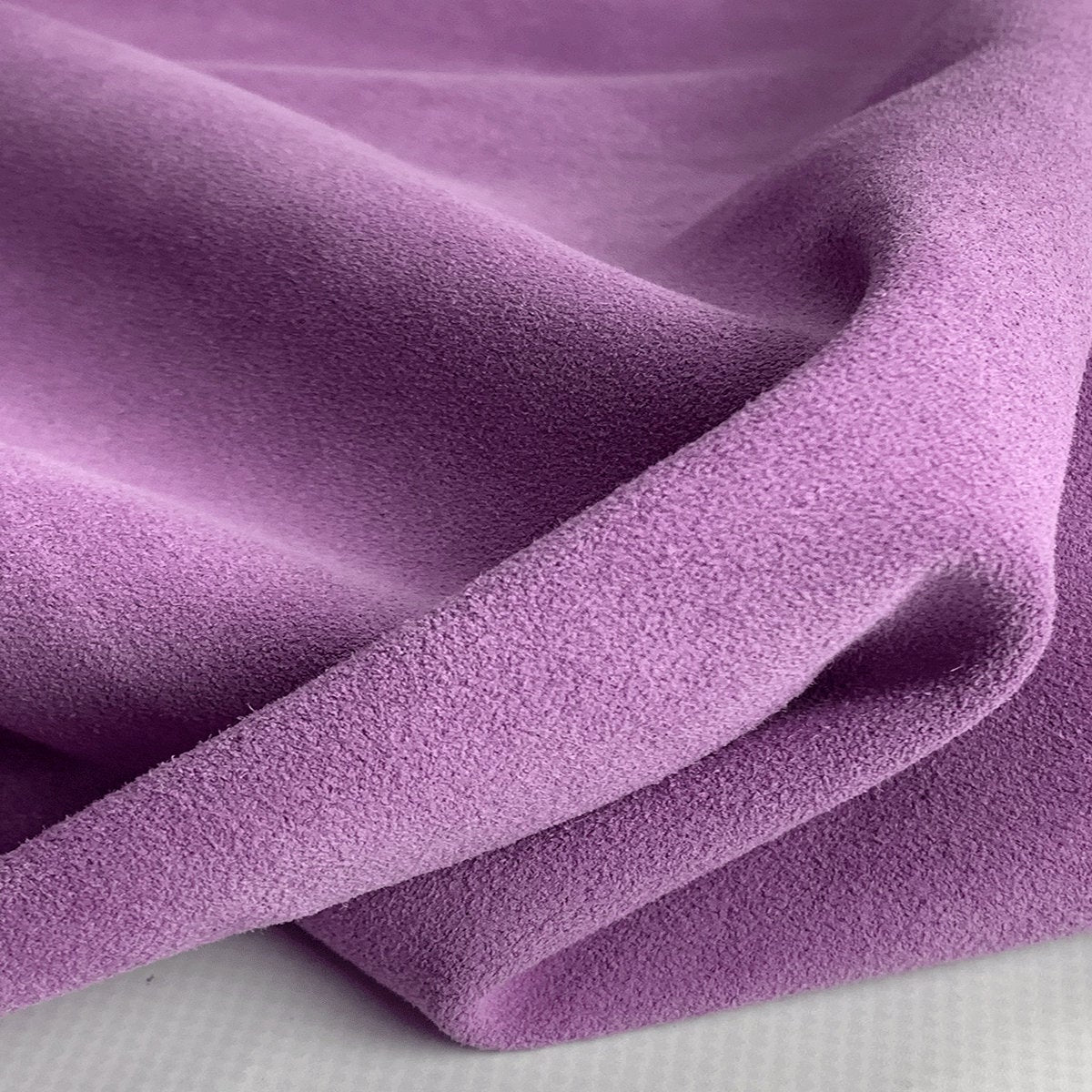 Lilac Flower Suede Leather | Genuine Calf skin | Leathercosmos ...