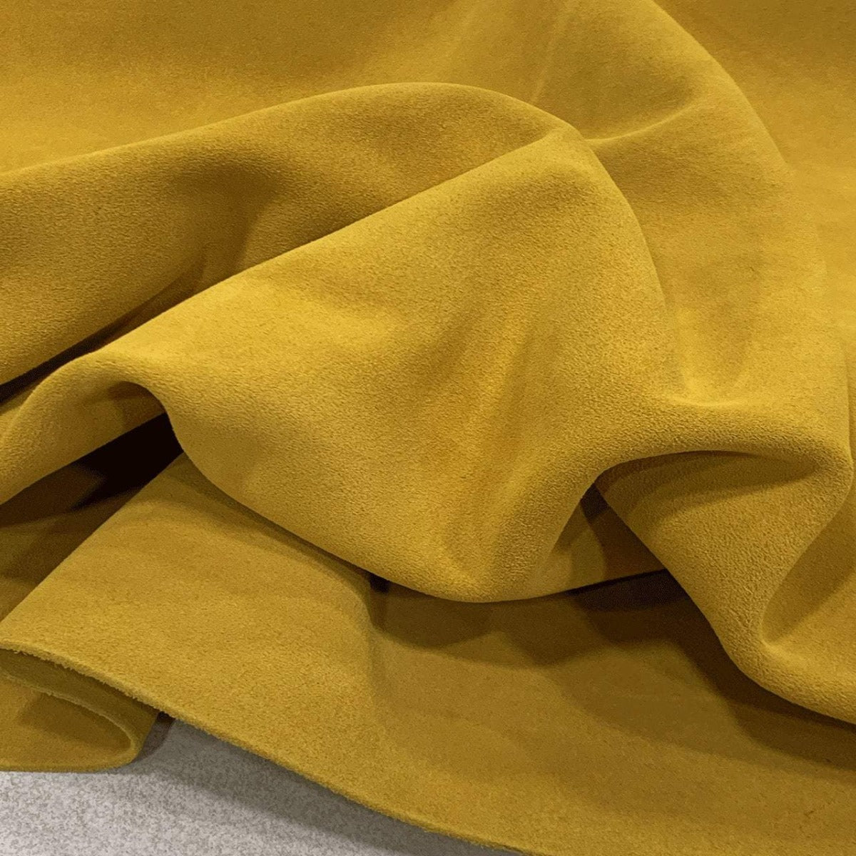 Yellow Split Suede 2mm – Leather Cosmos