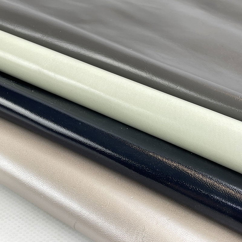 Grey and Blue tones Goatskin | Genuine Leather | Leathercosmos ...